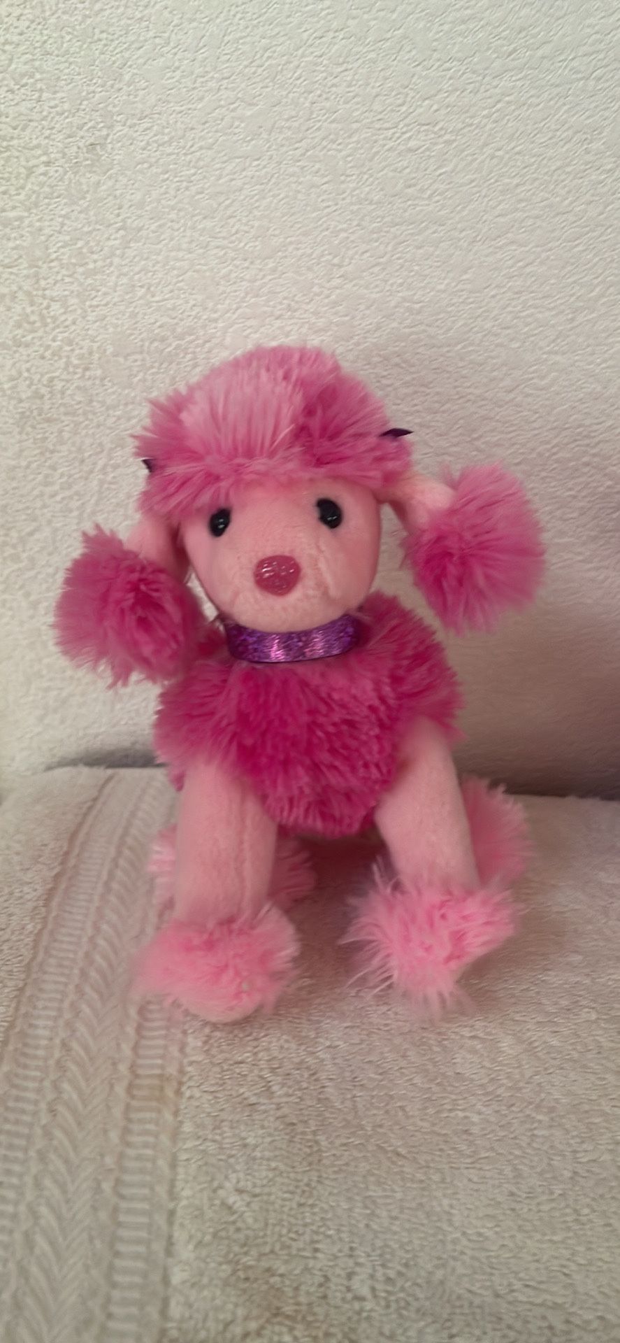 Vintage 2000s Beanie Babies Pink Poodles Blue Cat Plush Toys Stuffed ...