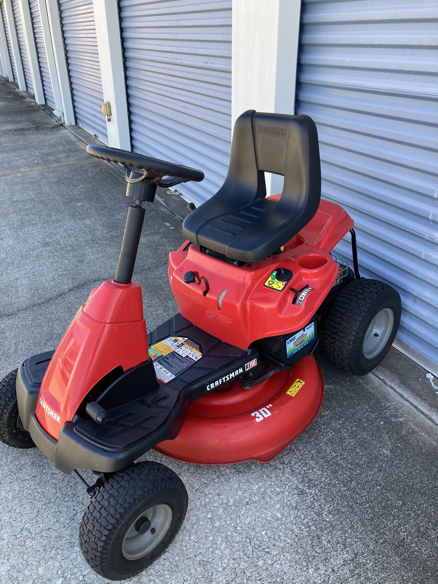 Like New Craftsman R110 Mulching Tractor 30 Inch Riding Lawn Mower for ...