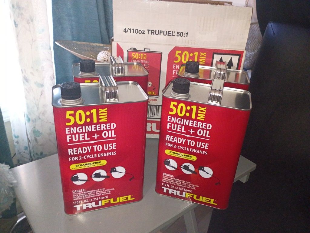 BRAND NEW Trufuel fuel & oil 50:1 pre-mix (4 Pack) for Sale in ...