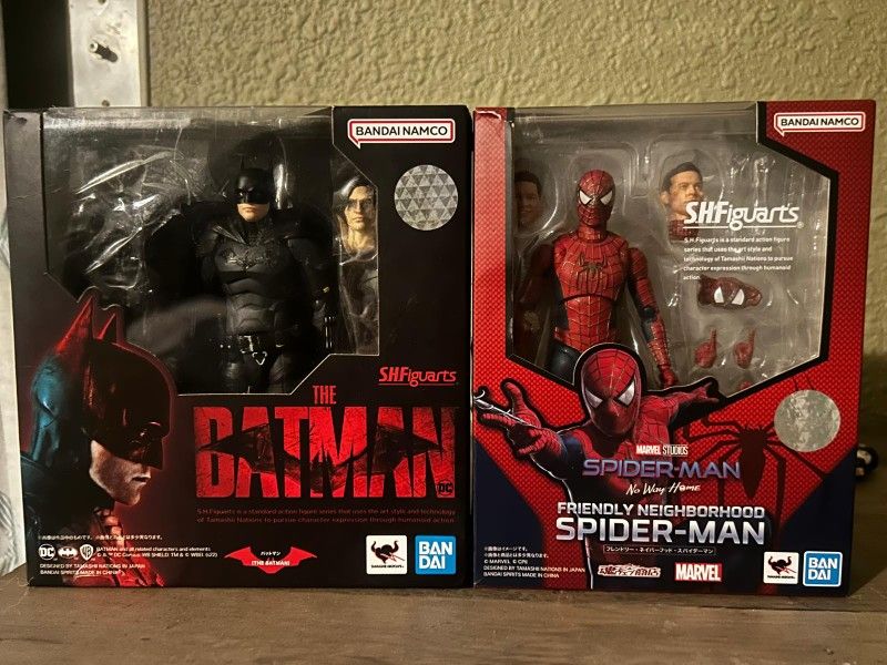 Sh Figure Arts Spiderman And Batman for Sale in San Antonio, TX - OfferUp