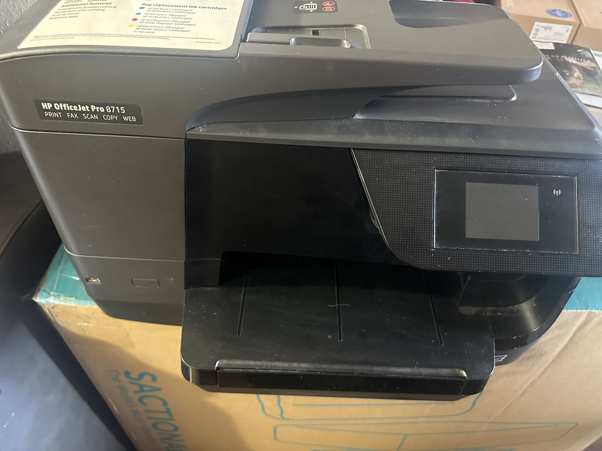 HP OfficeJet Pro 8715 All-in-One Printer – Great Condition! for Sale in ...