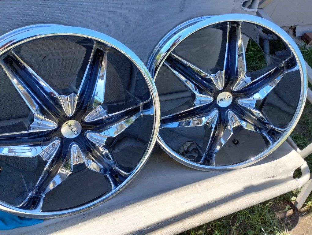 (3) 20" HELO WHEELS (5 Lug Universal) for Sale in Commerce City, CO ...