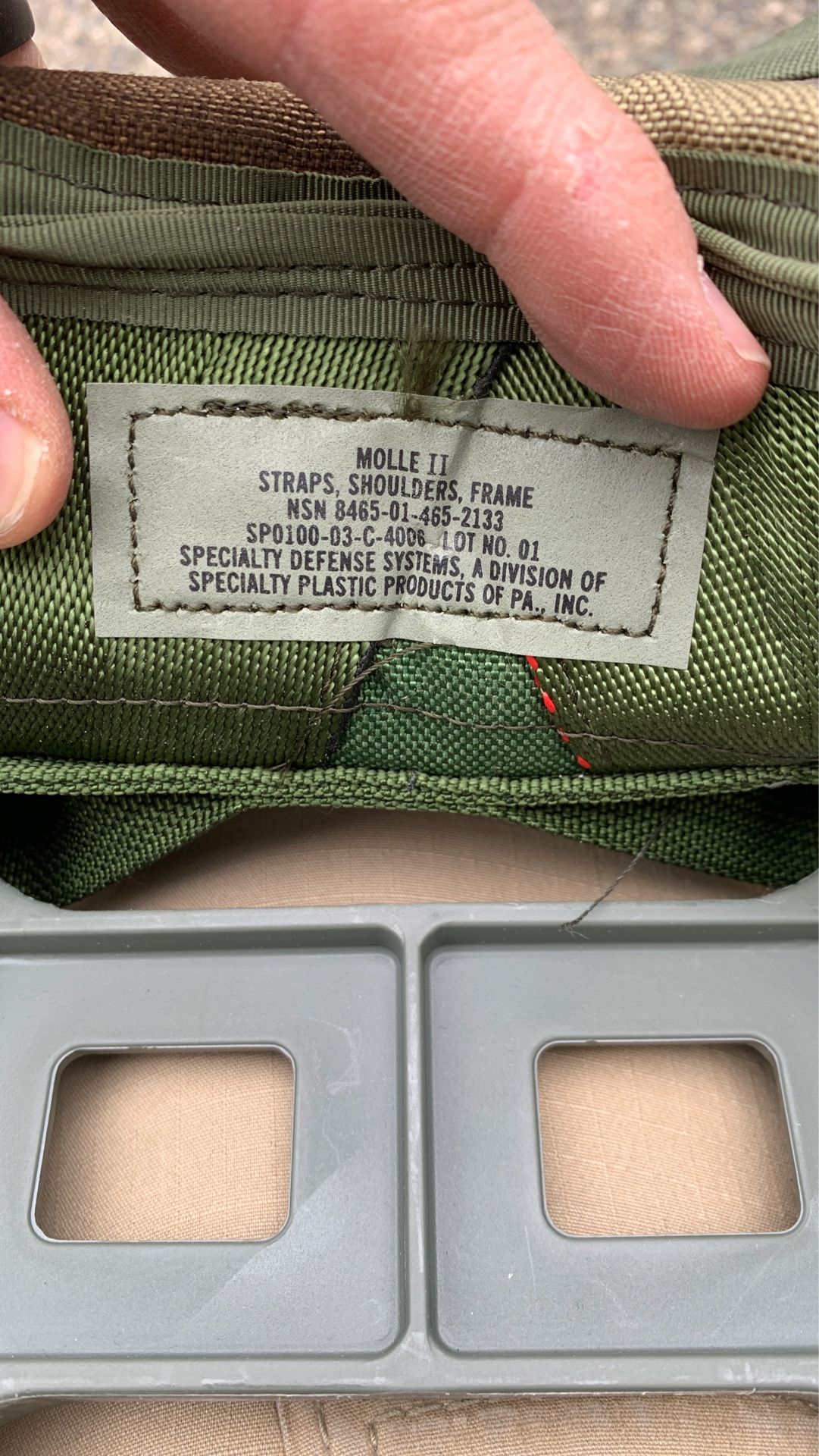 US military Molle II straps and frame pack for Sale in Redmond, WA ...