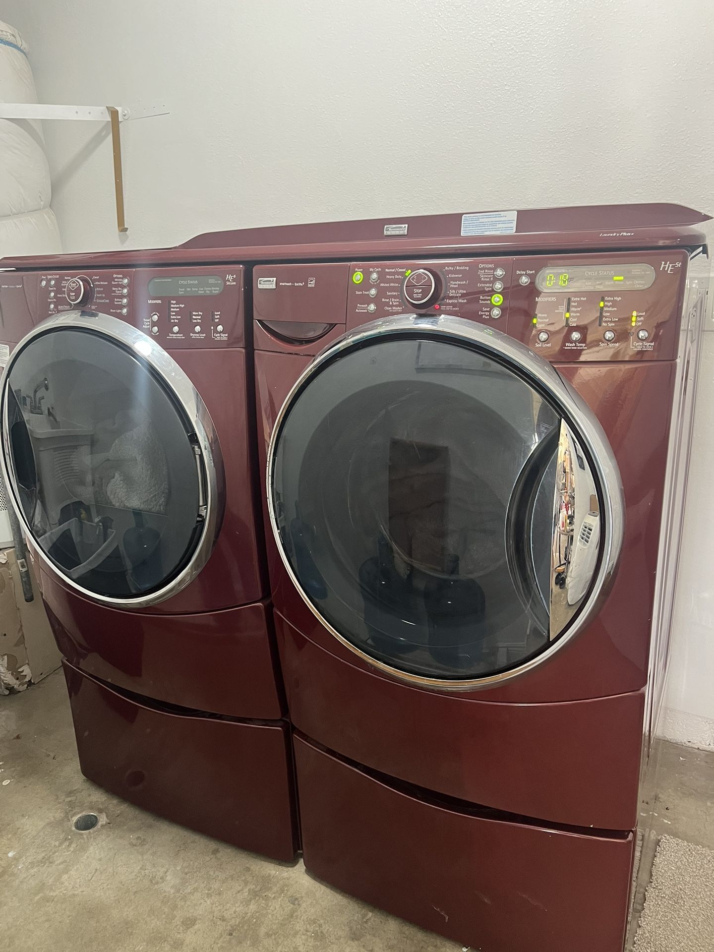 Kenmore HE 5t Smart Washer And Electric Dryer HE5 Steam for Sale in ...