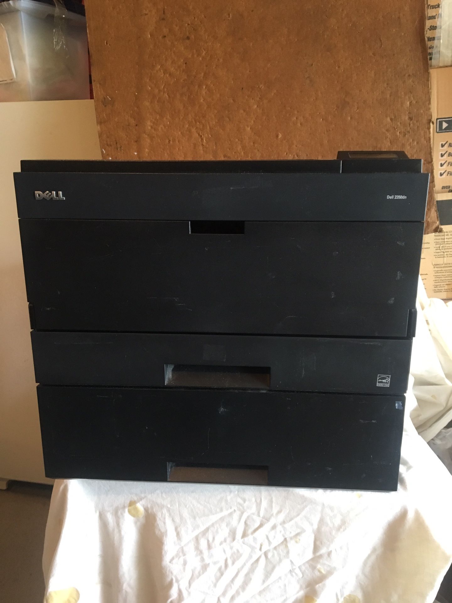 Dell 2350 dual tray printer. With new 6000 page toner for Sale in ...
