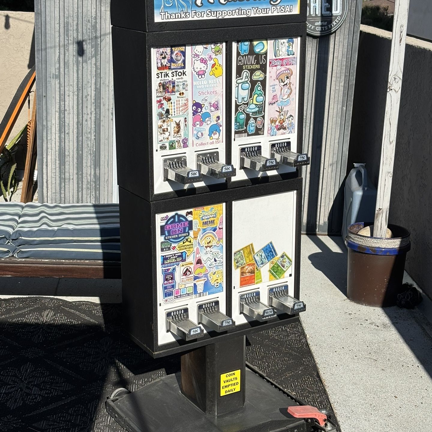 Sticker/Card Vending Machine Works Great! Refurbished! for Sale in San ...