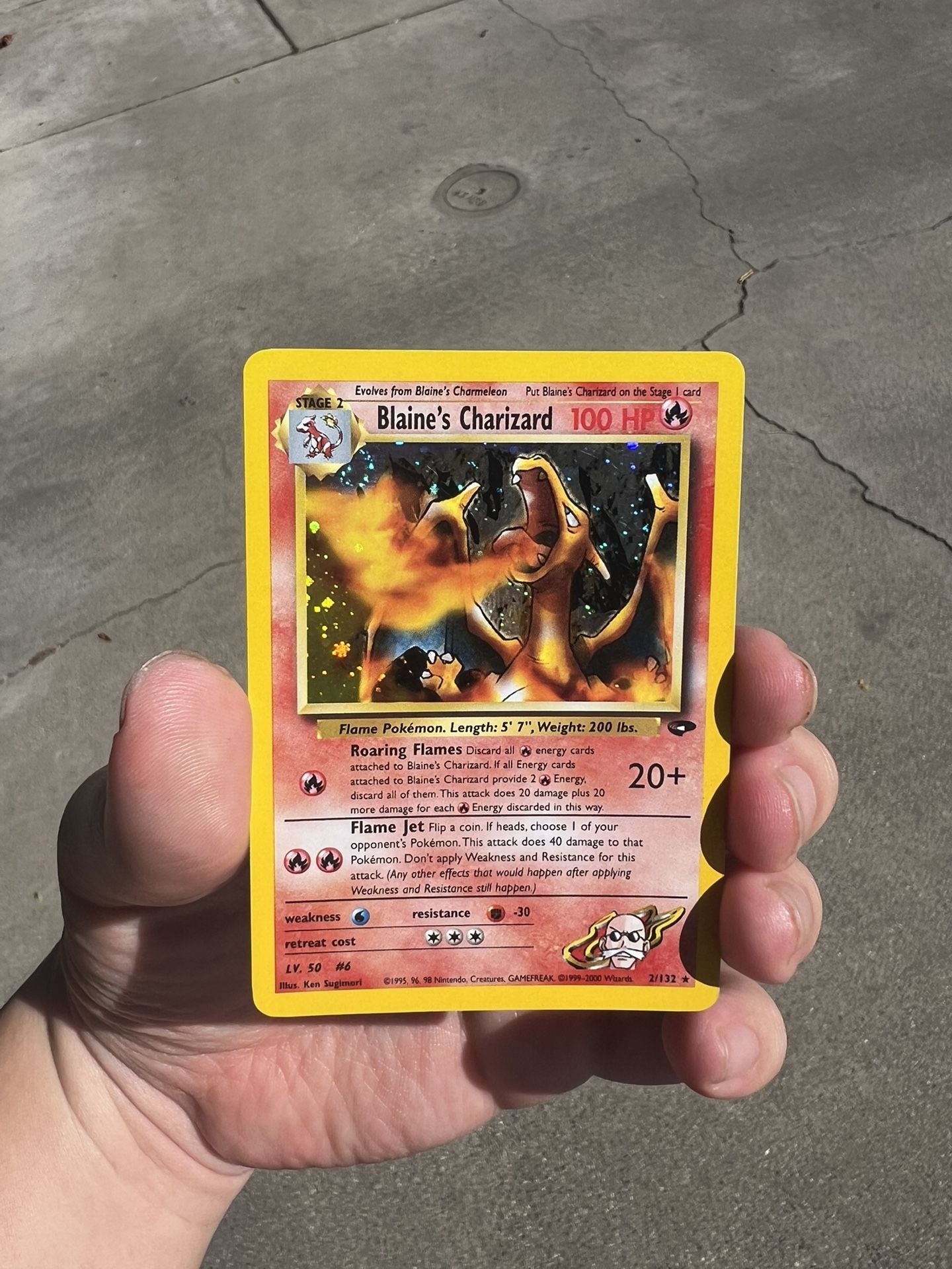 Blaine’s Charizard Vintage Pokemon Card for Sale in City Of Industry ...