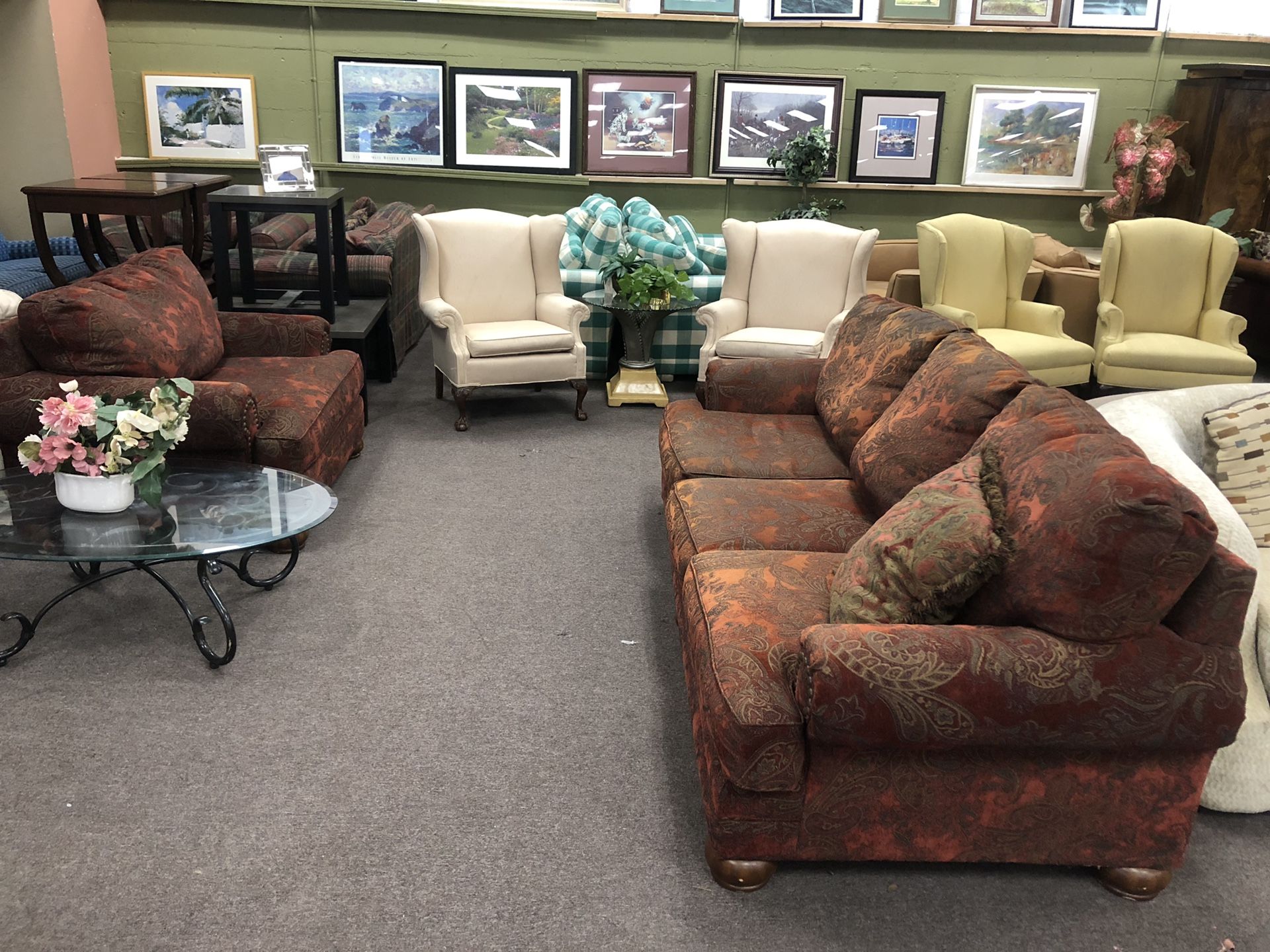 Couch + Chair Set for Sale in Indianapolis, IN - OfferUp