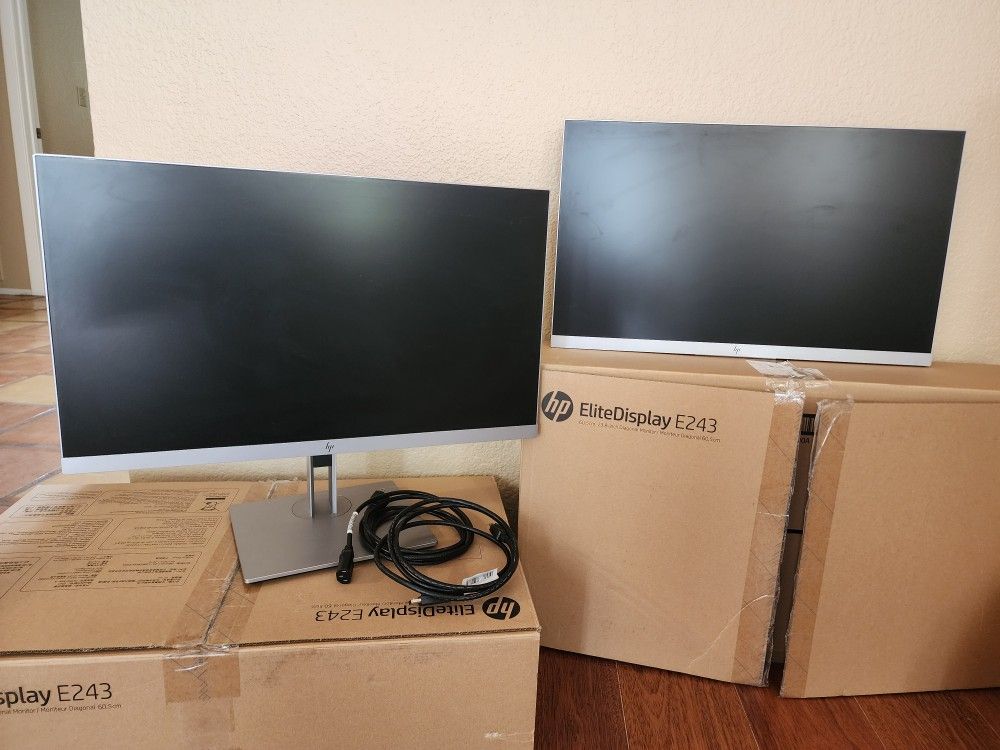 HP EliteDisplay E243 23.8" Monitors x2 for Sale in Sedona, AZ - OfferUp