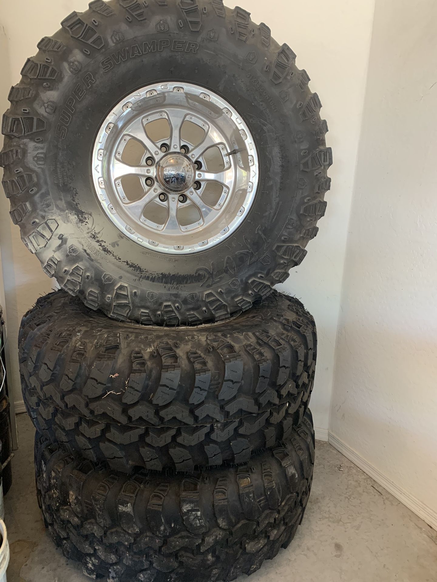 Irok Super Swamper Mud tires 41x14.50R18LT for Sale in Glendale, AZ ...