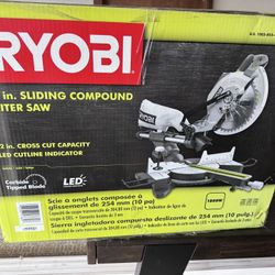Ryobi TSS103 10 Sliding Compound Miter Saw for Sale in Sacramento CA OfferUp