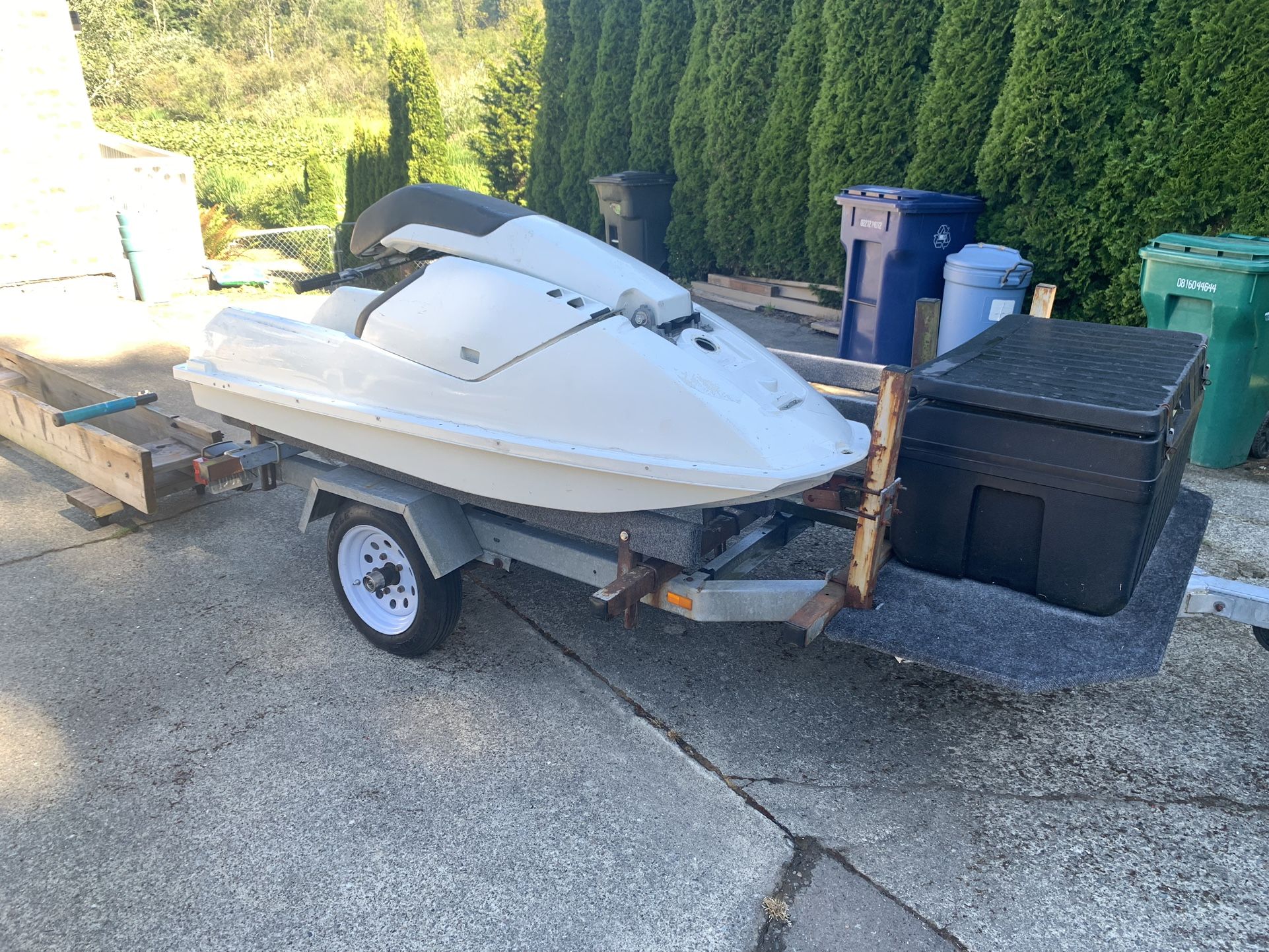 1988 Kawasaki SX650 With Trailer, Storage Box And Cart for Sale in ...