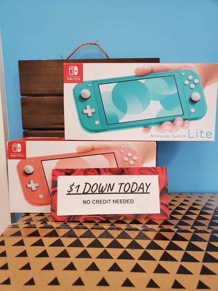 Nintendo Switch Lite Gaming Handheld Brand New 1 DOWN TODAY NO CREDIT NEEDED Video games