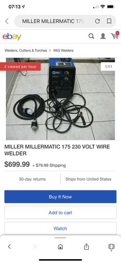 Miller Millermatic 175 wire welder 230 volt for Sale in North Las Vegas ...