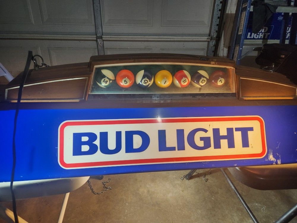Bud Light Pool Table Light Home decor