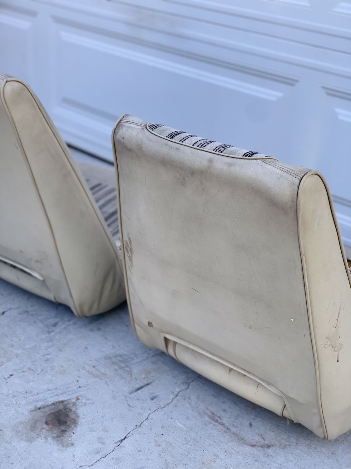 Vintage Dodge Bucket Seats Classic Van Low Back Bucket Seats 1970s Mcm ...