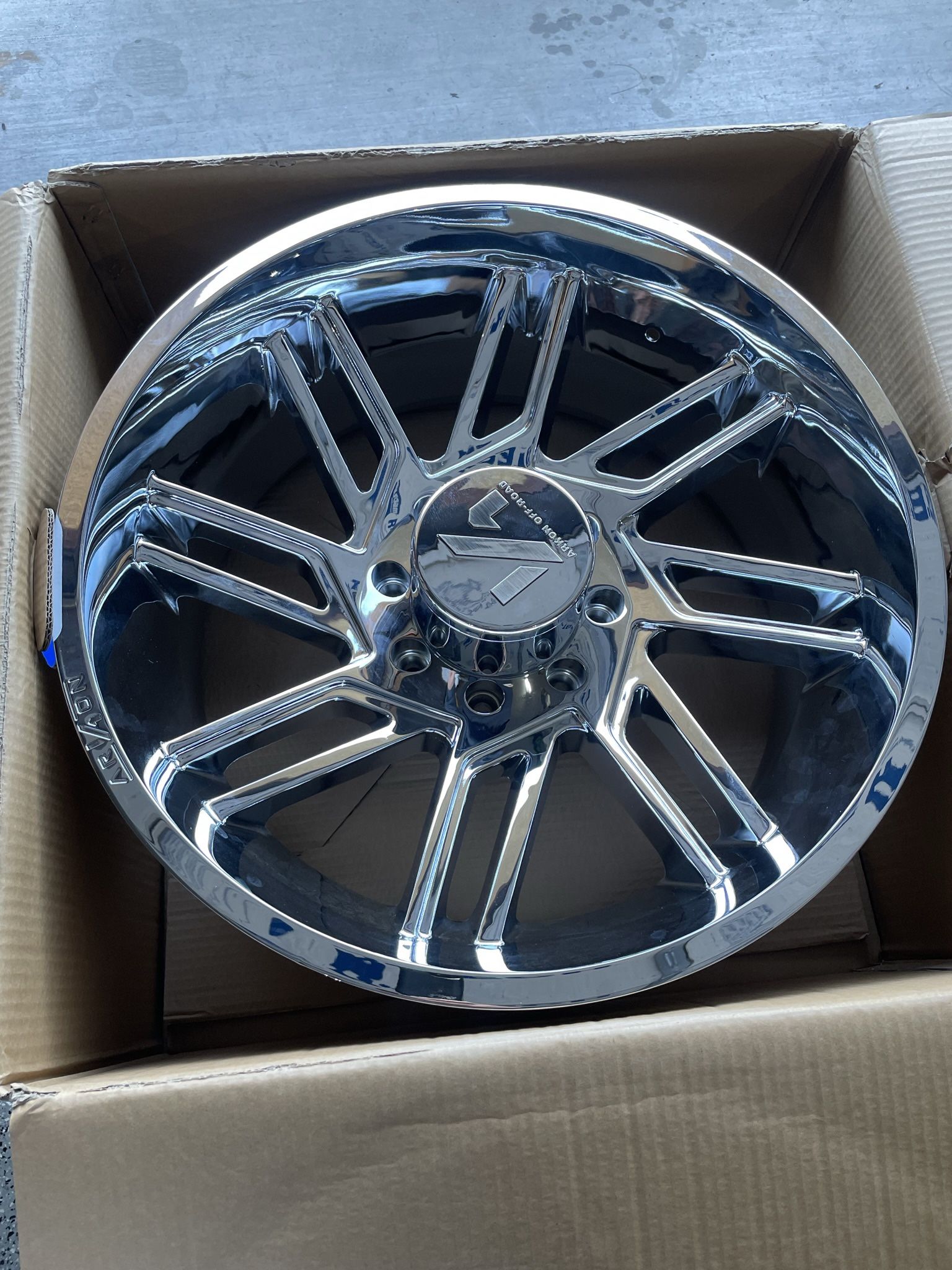 22x10 8x170 Chrome Arkon DaVinci True Directional Wheels for Sale in ...