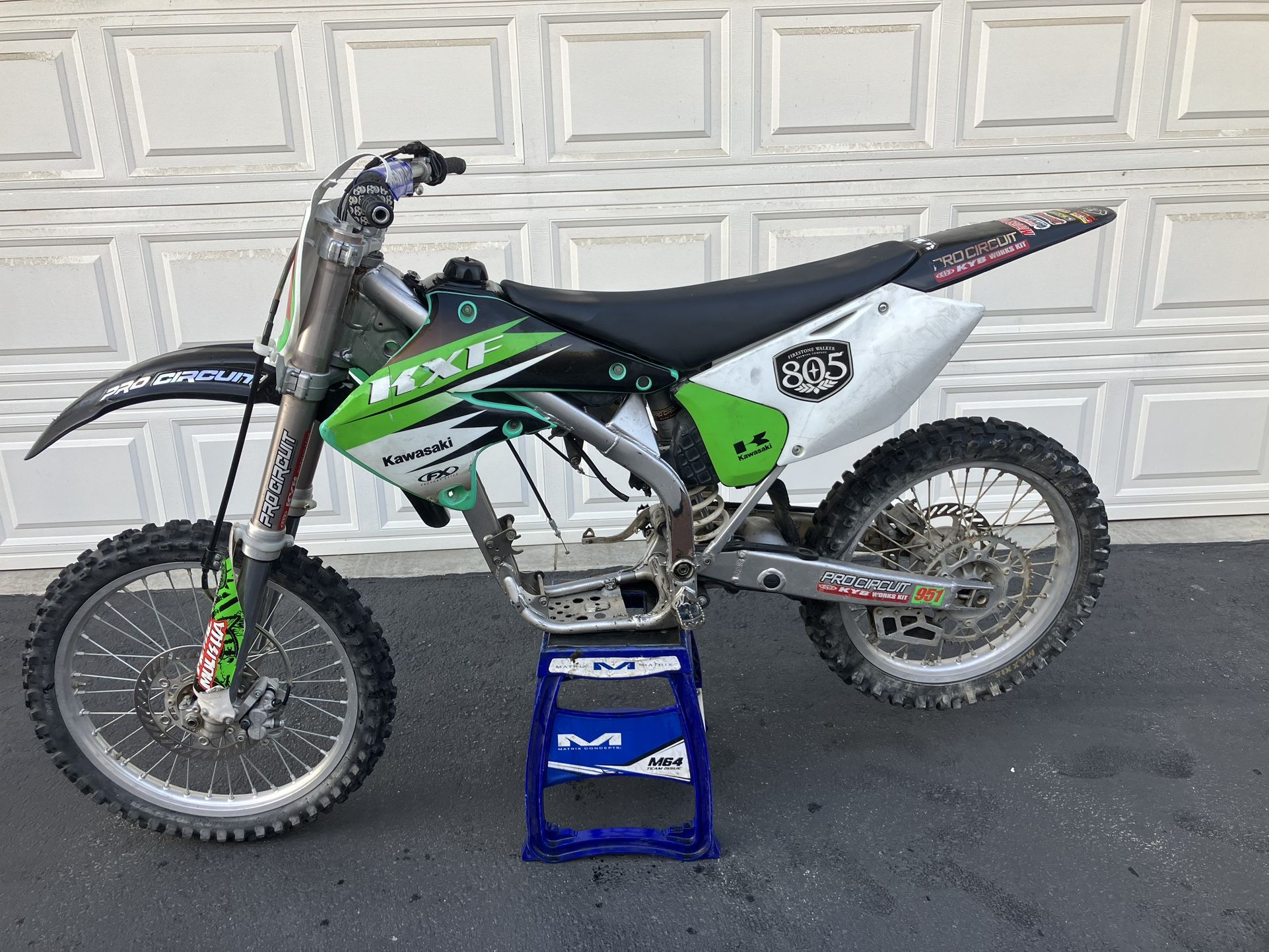 2004 Kawasaki KX250f Rolling Chassis Electric Conversion Upgrade Kx250 ...