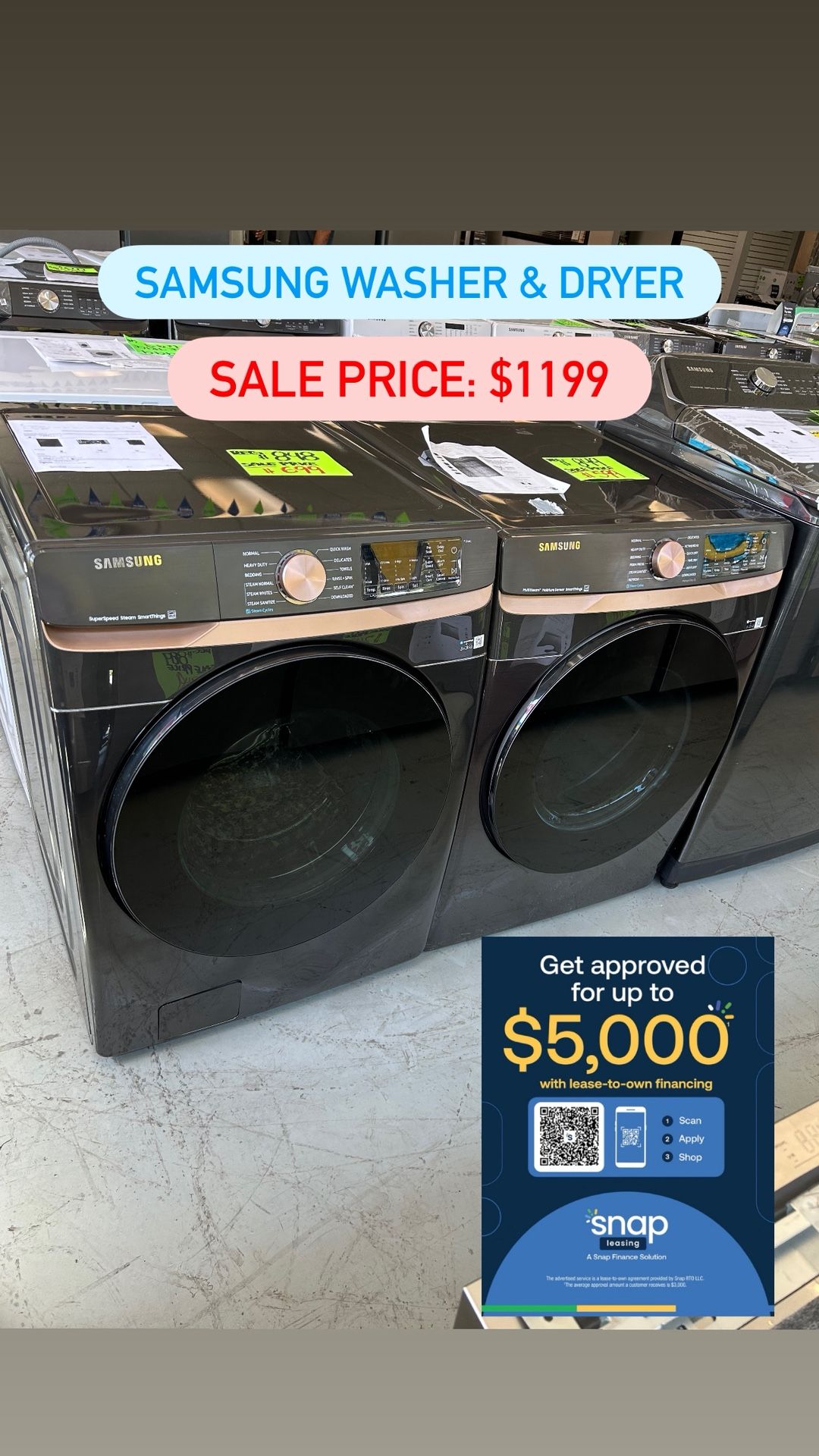 Samsung Washer And Dryer Set for Sale in Fresno, CA - OfferUp