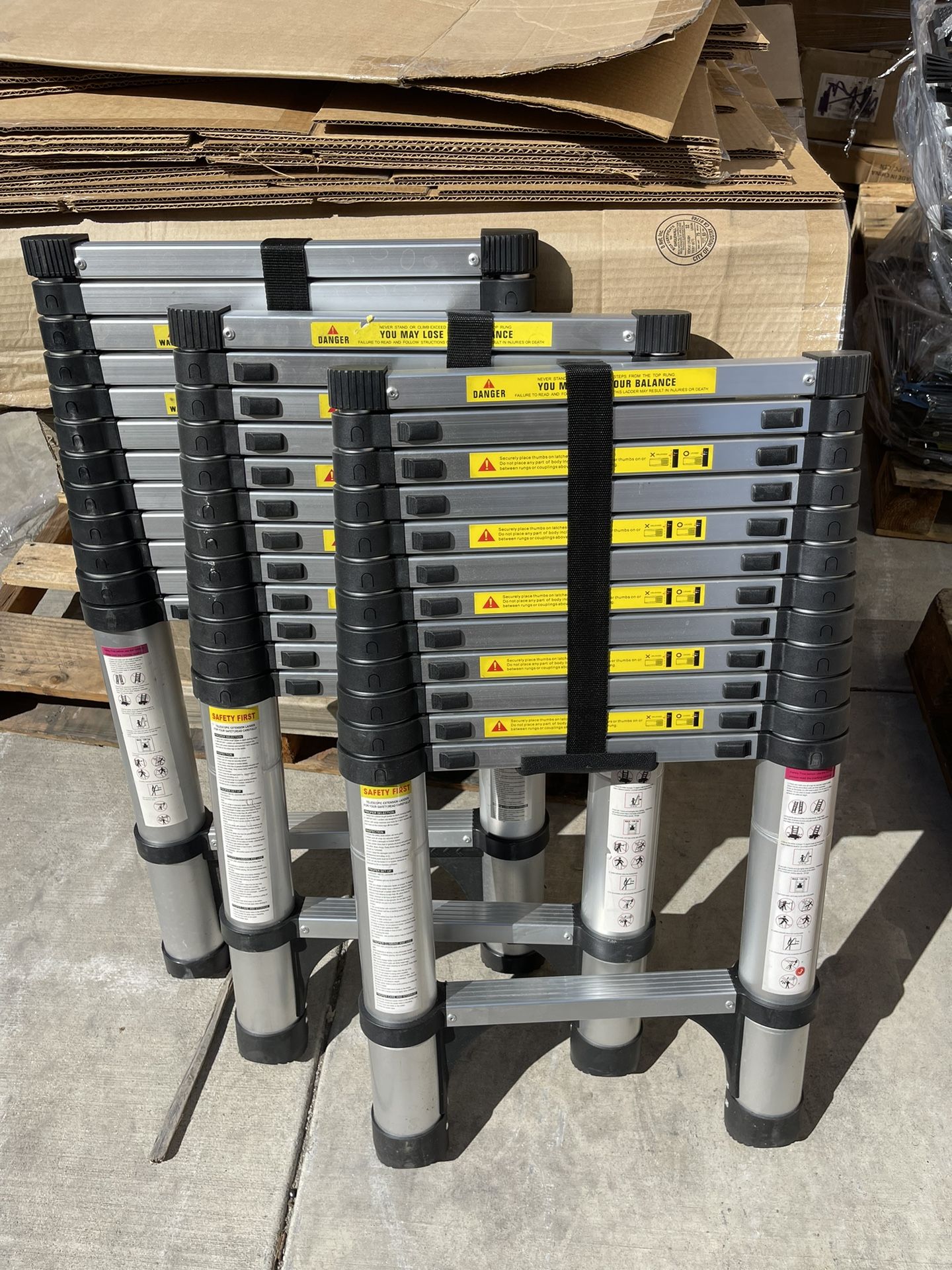 3 Set Of 5m 16.5ft Retractable Ladder Safety Lock for Sale in West ...