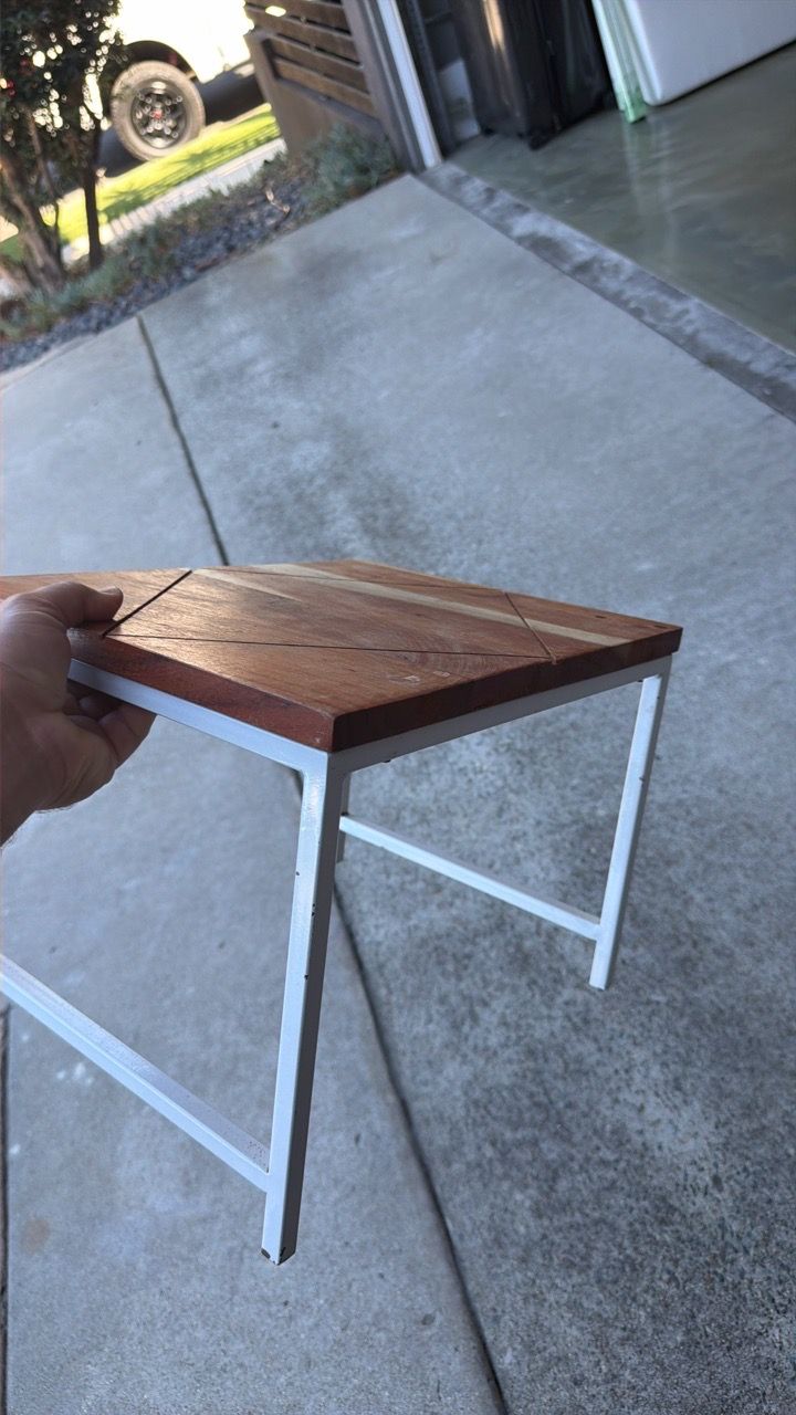 Wood & Metal Side Table for Sale in San Diego, CA - OfferUp