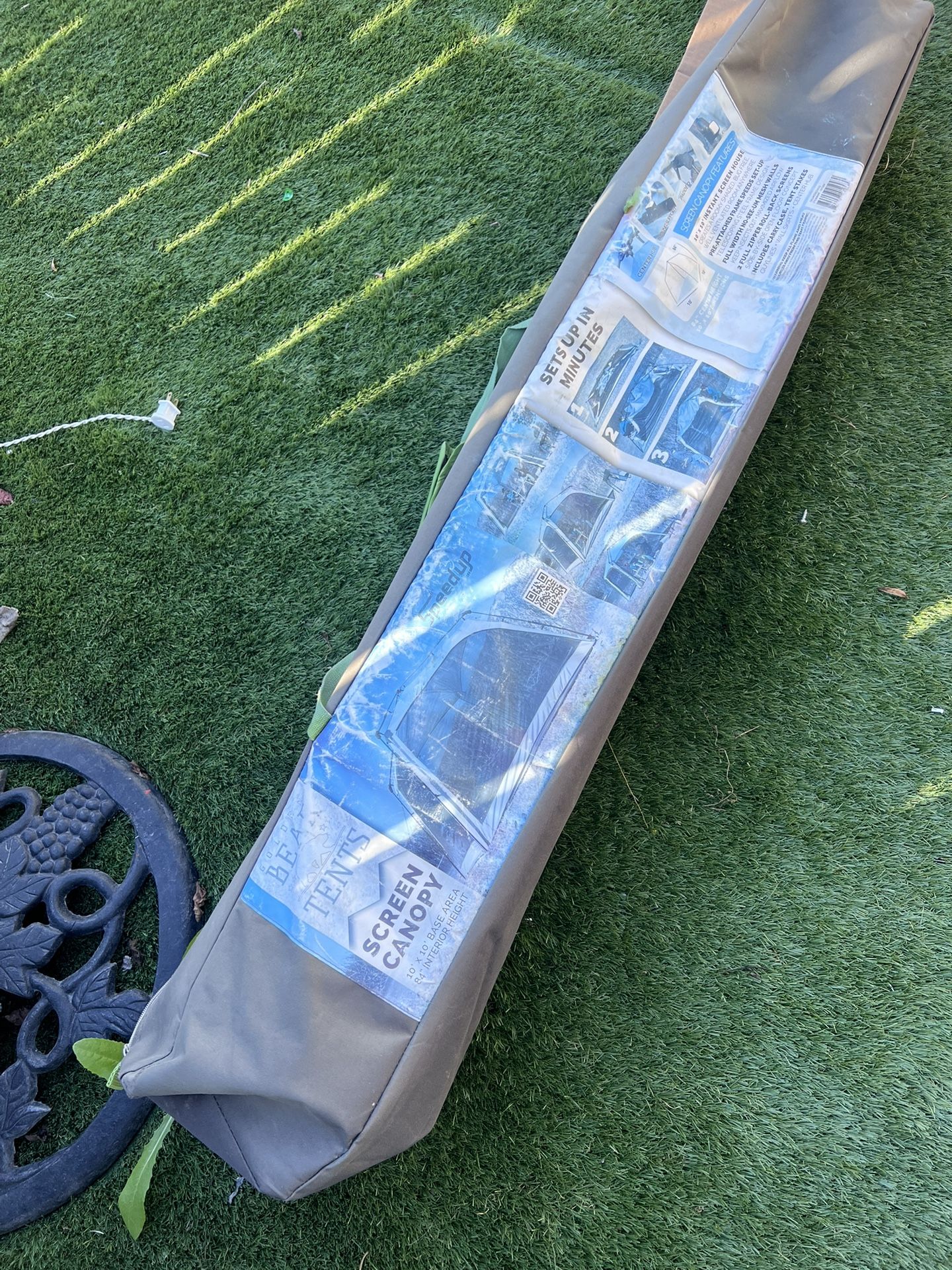 Golden Bear Tents Screen Canopy 10x10 Base Area 84” Interior Height for ...