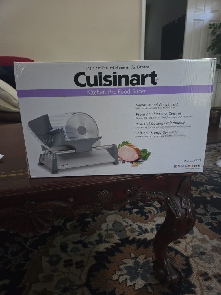 Food Processor Meat Slicer Cuisinart FS-75 Kitchen Pro Food Slicer For ...