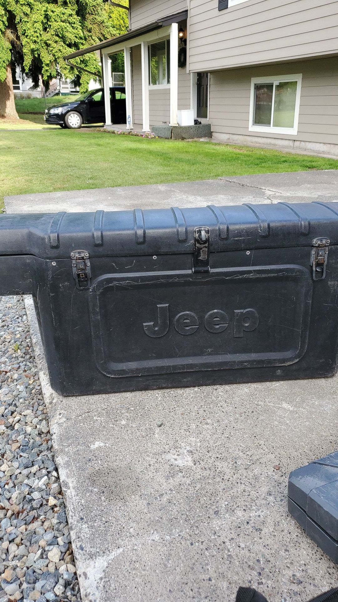 Tool box storage box jeep fits cj7 can't find these no more for Sale in ...