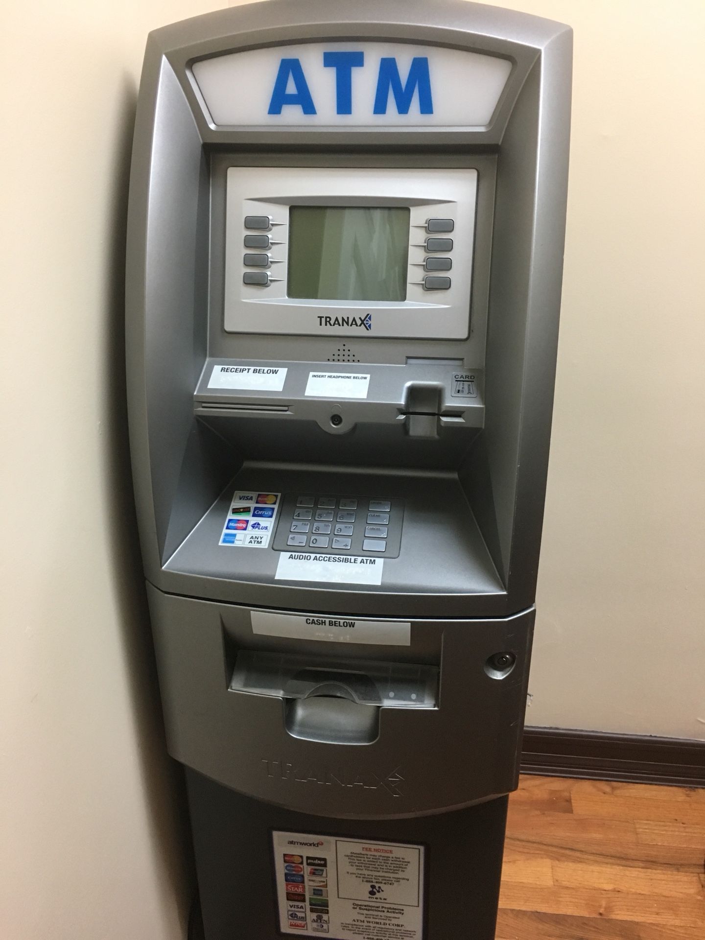 Plus Atm Machine
