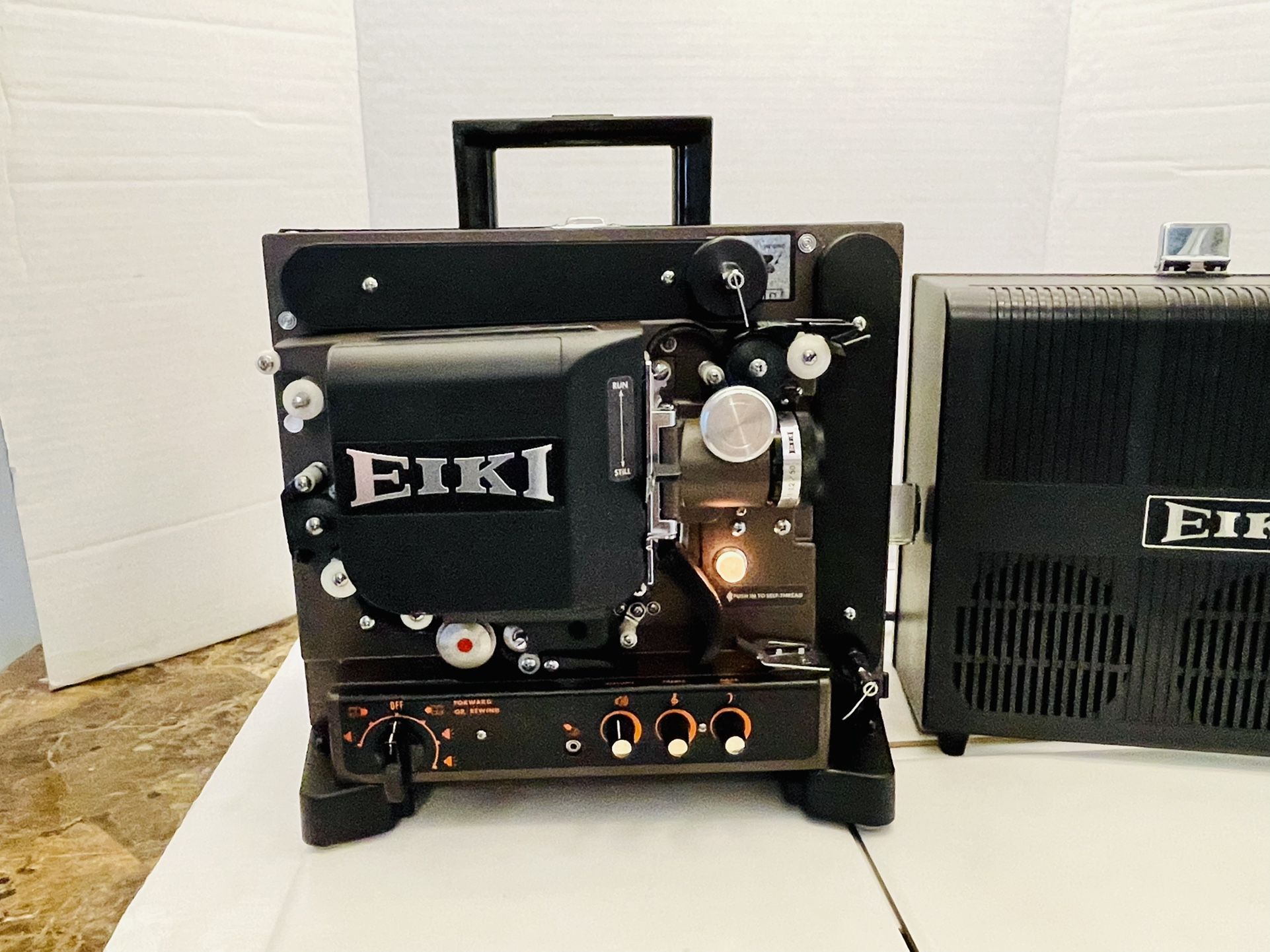 Rare Vintage Eiki “Elf” Model NT-1 16mm Film Projector w/ Sound in Case ...