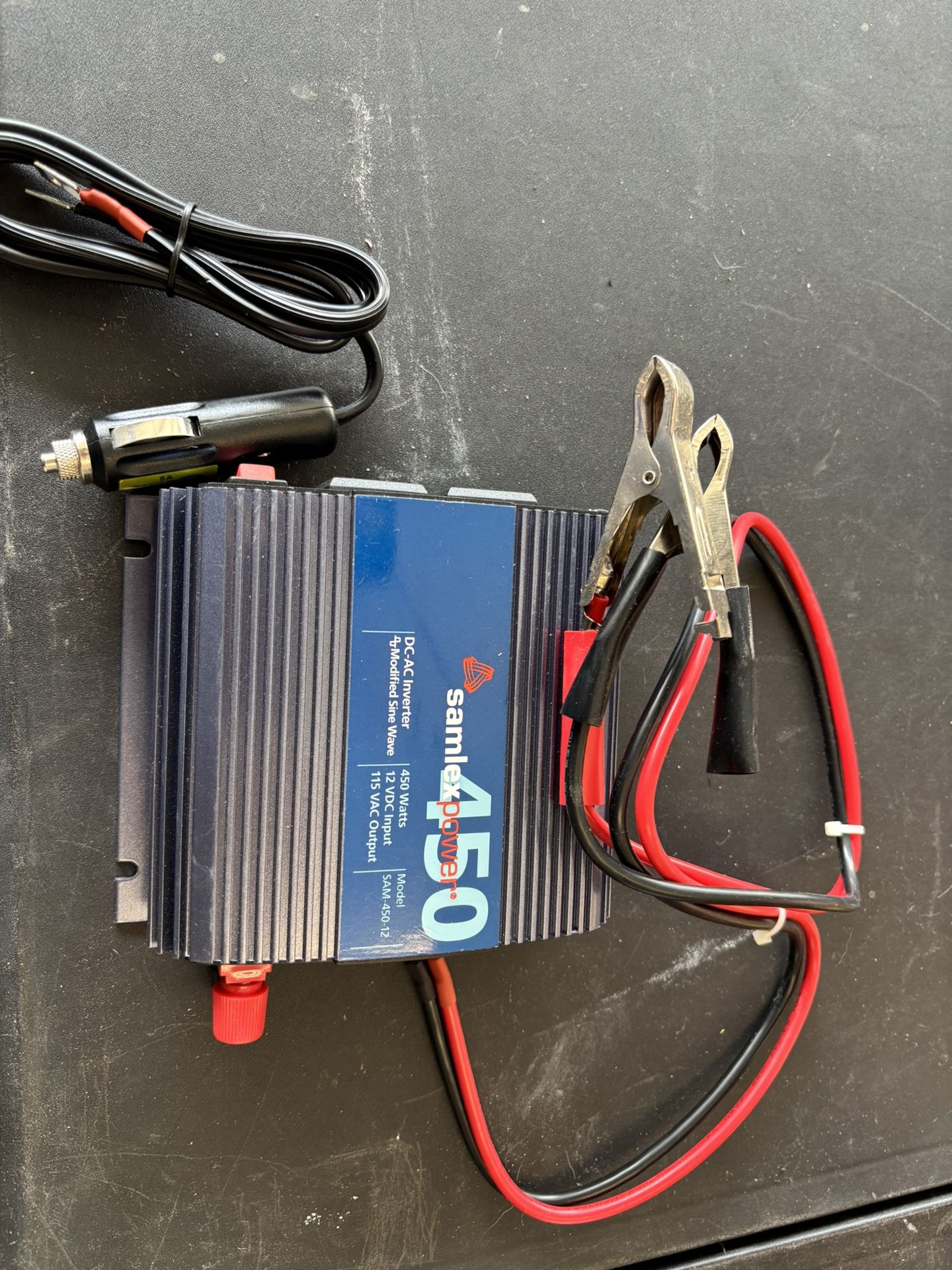 Samlex SAM Series 450W 12 DC 120 AC Modified Sine Wave Power Inverter ...