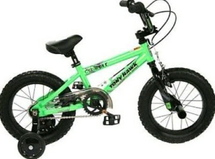 Boys 14" Tony Hawk HuckJam Series Climber bike w/ detachable training ...