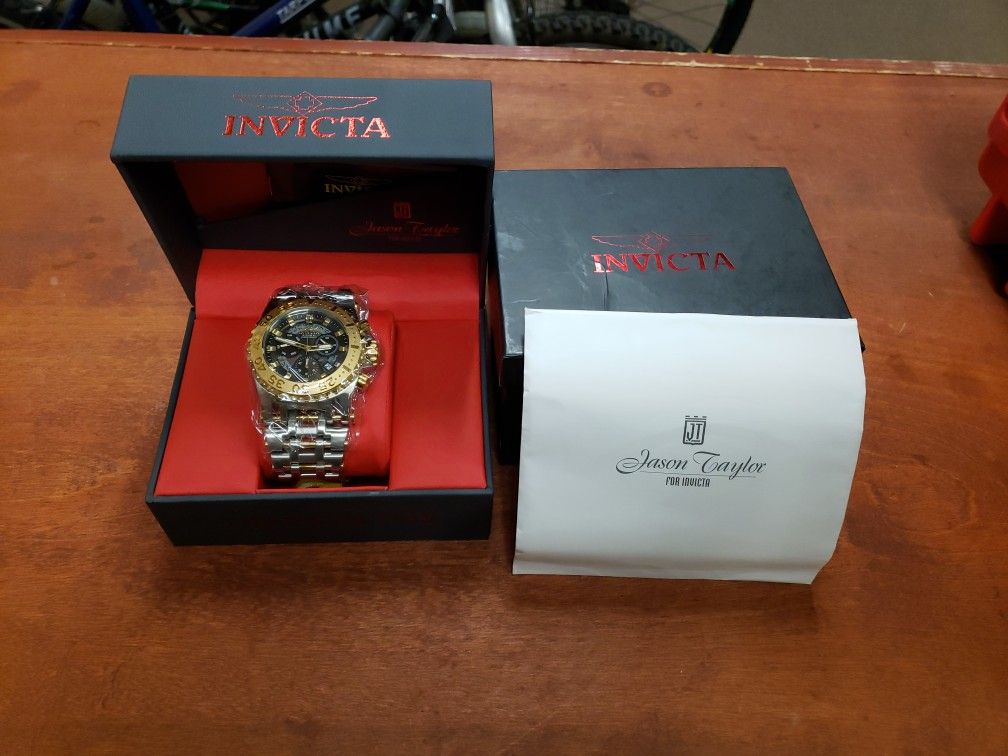 NEW Invicta Jason Taylor Limited Edition Watch With C.O.A. for Sale in ...