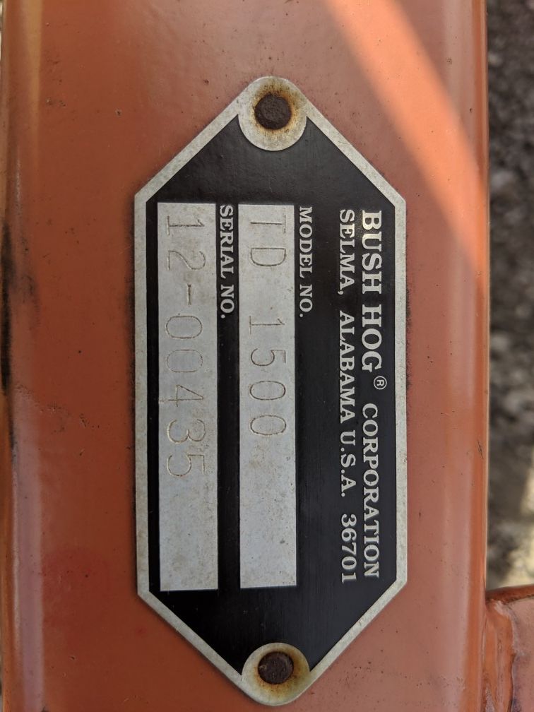 15 FT BATWING BUSH HOG BRAND TD 1500 FLEX WING FINISH MOWER for Sale in ...