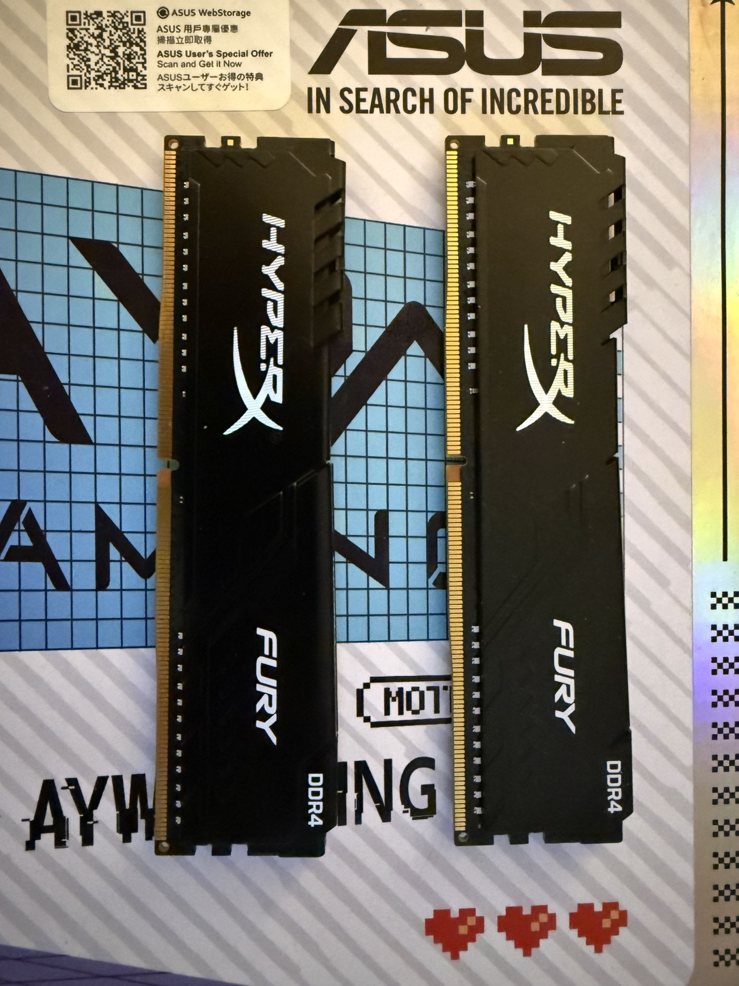 Hyper X Fury 16GB (2x8GB) DDR4 RAM for Sale in Santa Ana, CA - OfferUp