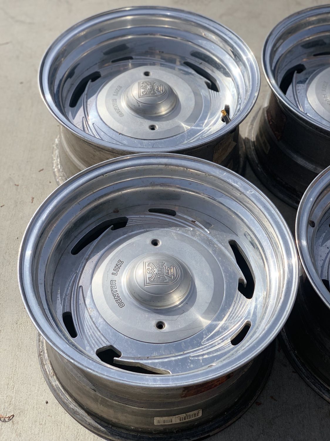 6 Lug Centerline Racing Alloy Wheels 15”X8” for Sale in San Fernando ...