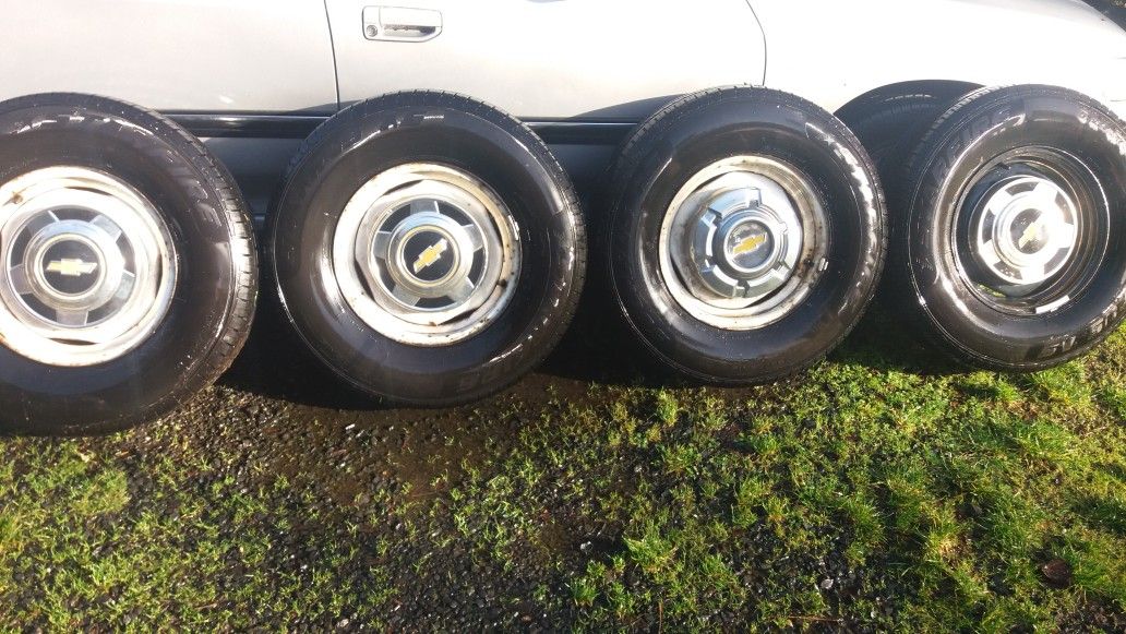 15" wheels for chevy C10 bolt pattern is 5x5 or 5x127 for Sale in SKOK ...