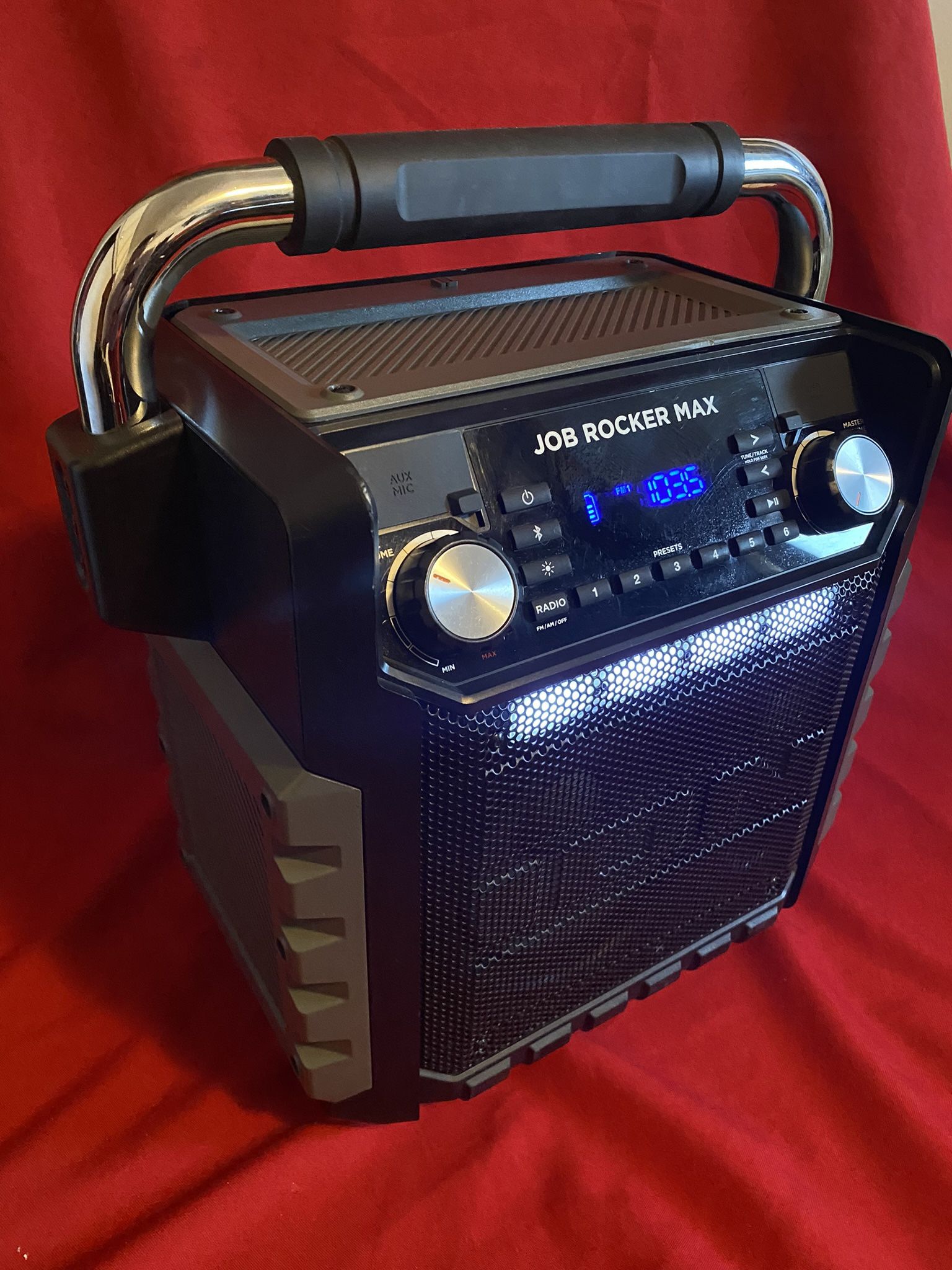 ION Job Rocker Max Bluetooth Portable Speaker w/LED Lights for Sale in ...