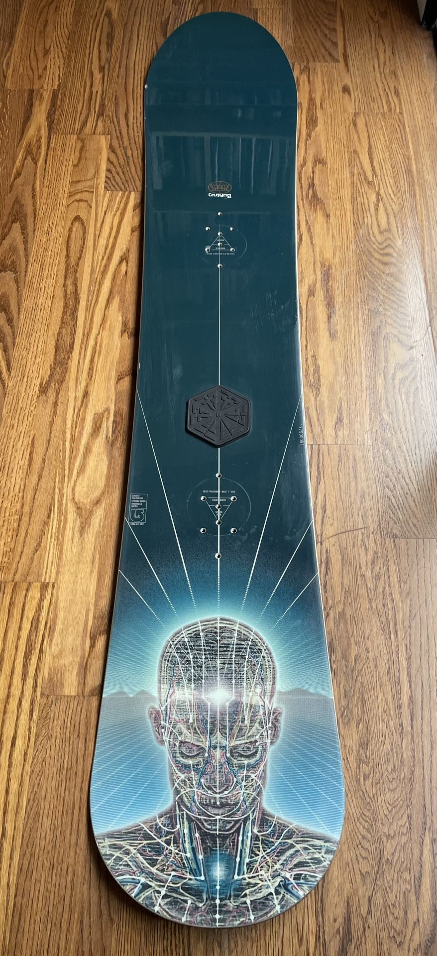 Vintage 2004 Burton Canyon Snowboard - Alex Grey Cover Art - Free ...