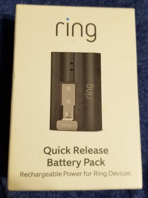 Ring Quick Release Battery Pack for Sale in Mountain View, CA - OfferUp