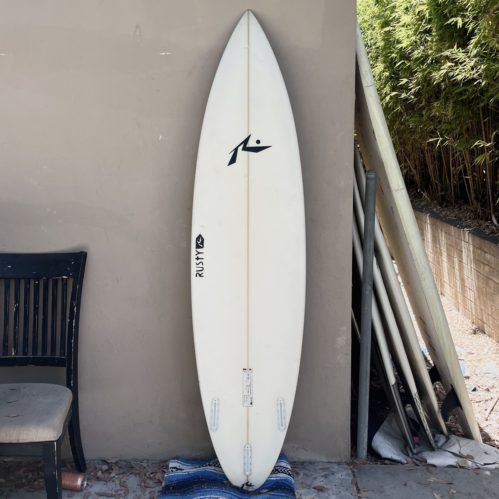 7’0 Rusty Traveler Surfboard Surf Board Semi Gun Step Up (not Pyzel ...