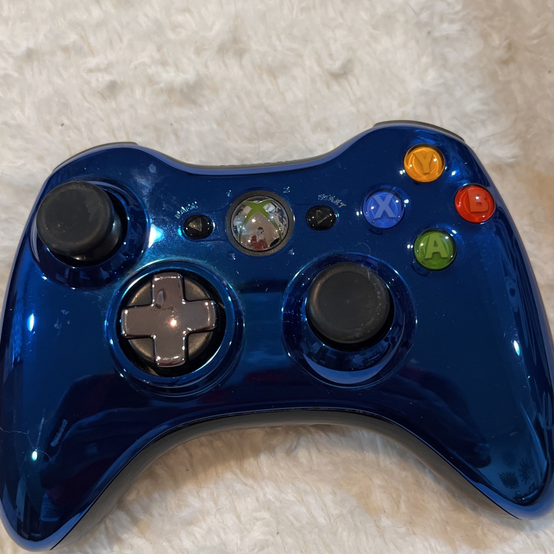 Xbox 360 Controller Chrome Blue