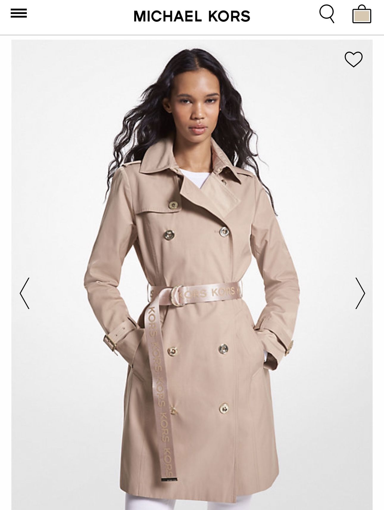 Michael Kors Trench Coat S XL New Women s clothing Women s clothing
