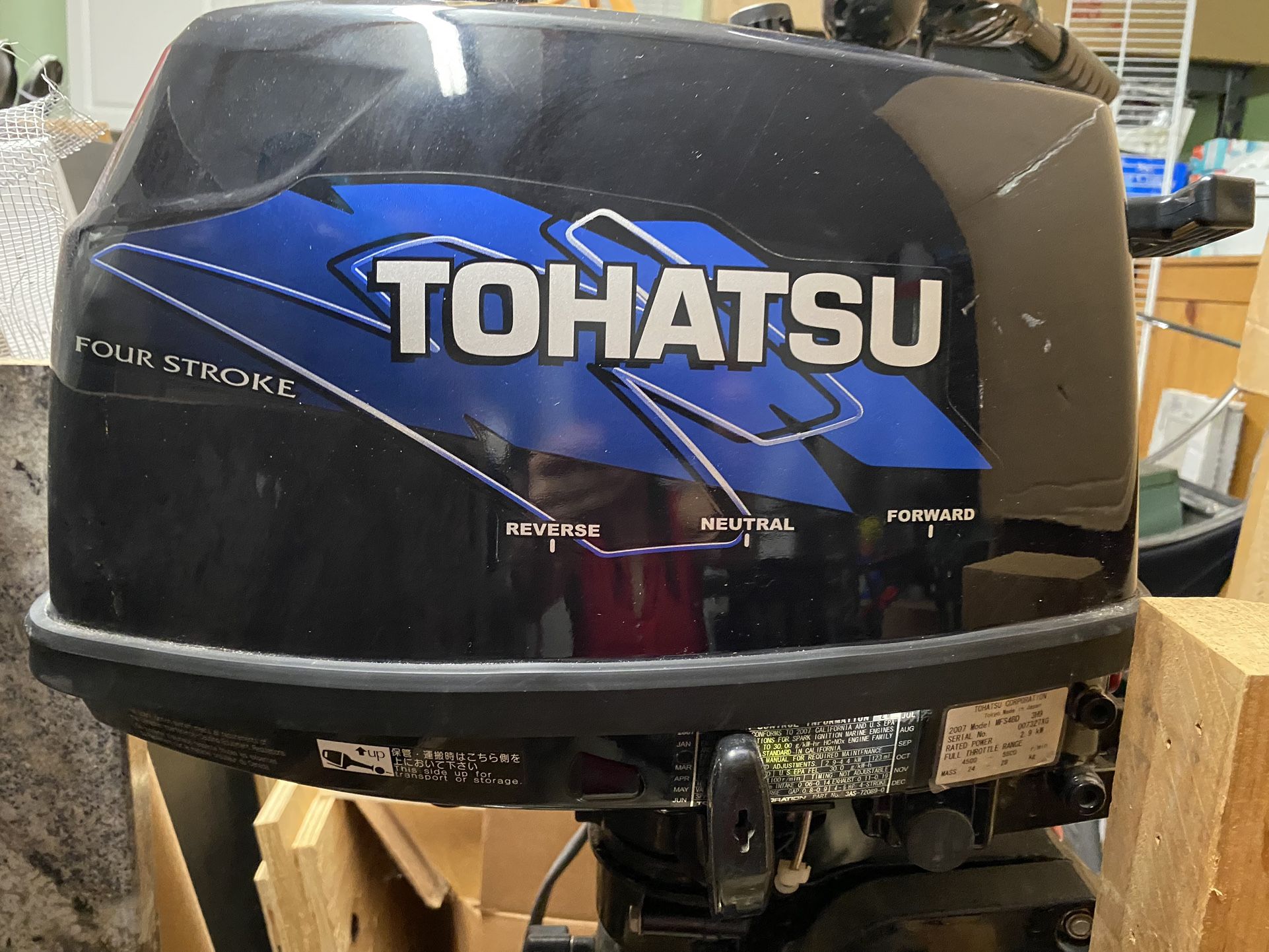 Tohatsu Outboard Motor 4 Stroke for Sale in West Palm Beach, FL - OfferUp