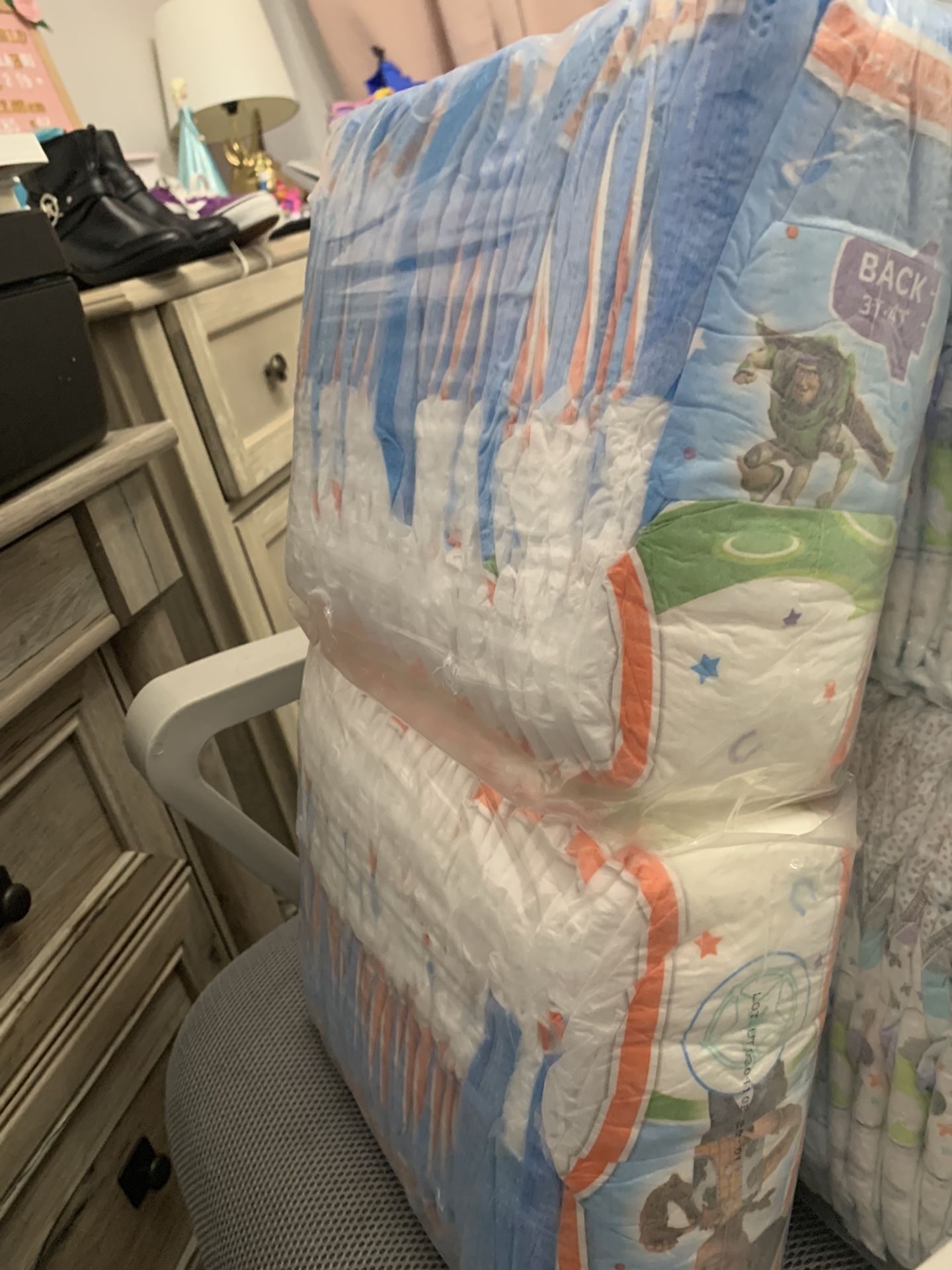 Pull Ups Diaper Change