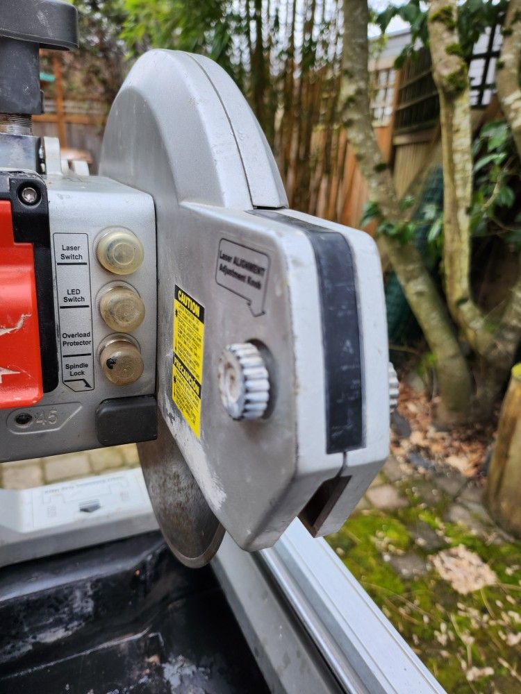Tile Saw Ridgid WTS2000L Tools Machinery