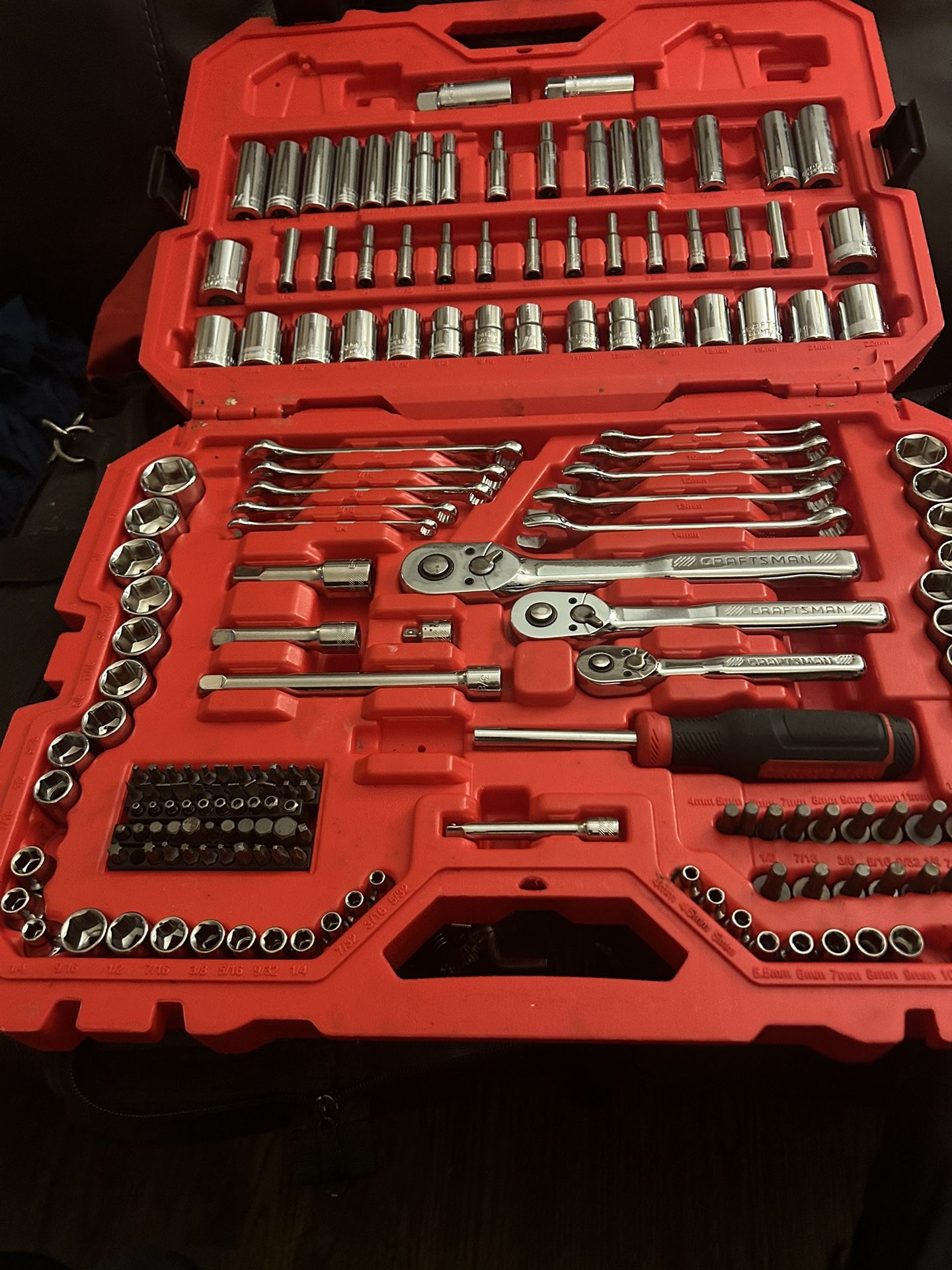 Craftsman mechanics tool set missing few sockets 80 for Sale in Dallas ...