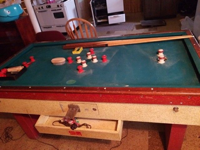 Chicago Coin Bumper Pool Table