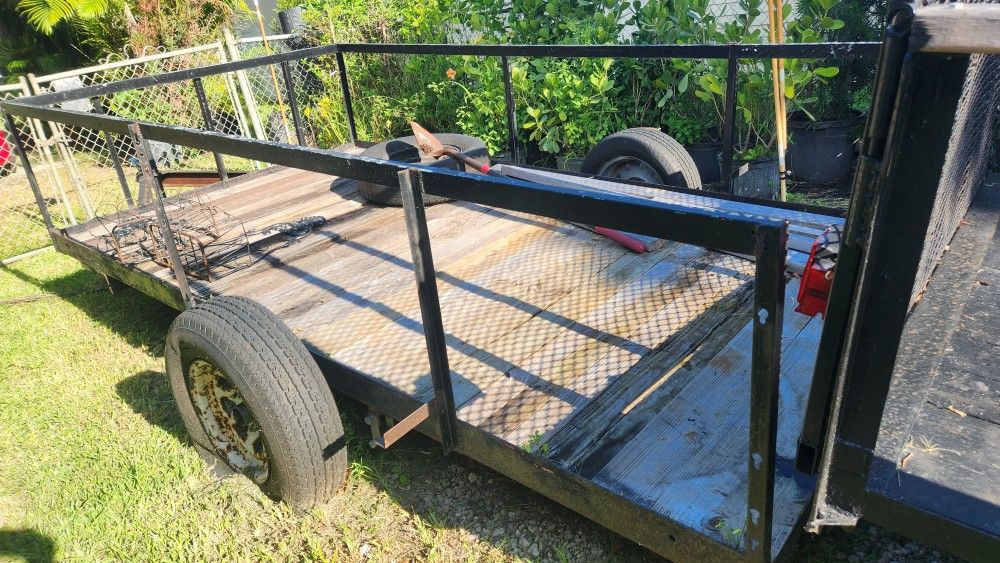 Utility Trailer!!! Single Axcel!! 6×12!!! Heavy Duty 3500 Lbs!!! Solid ...