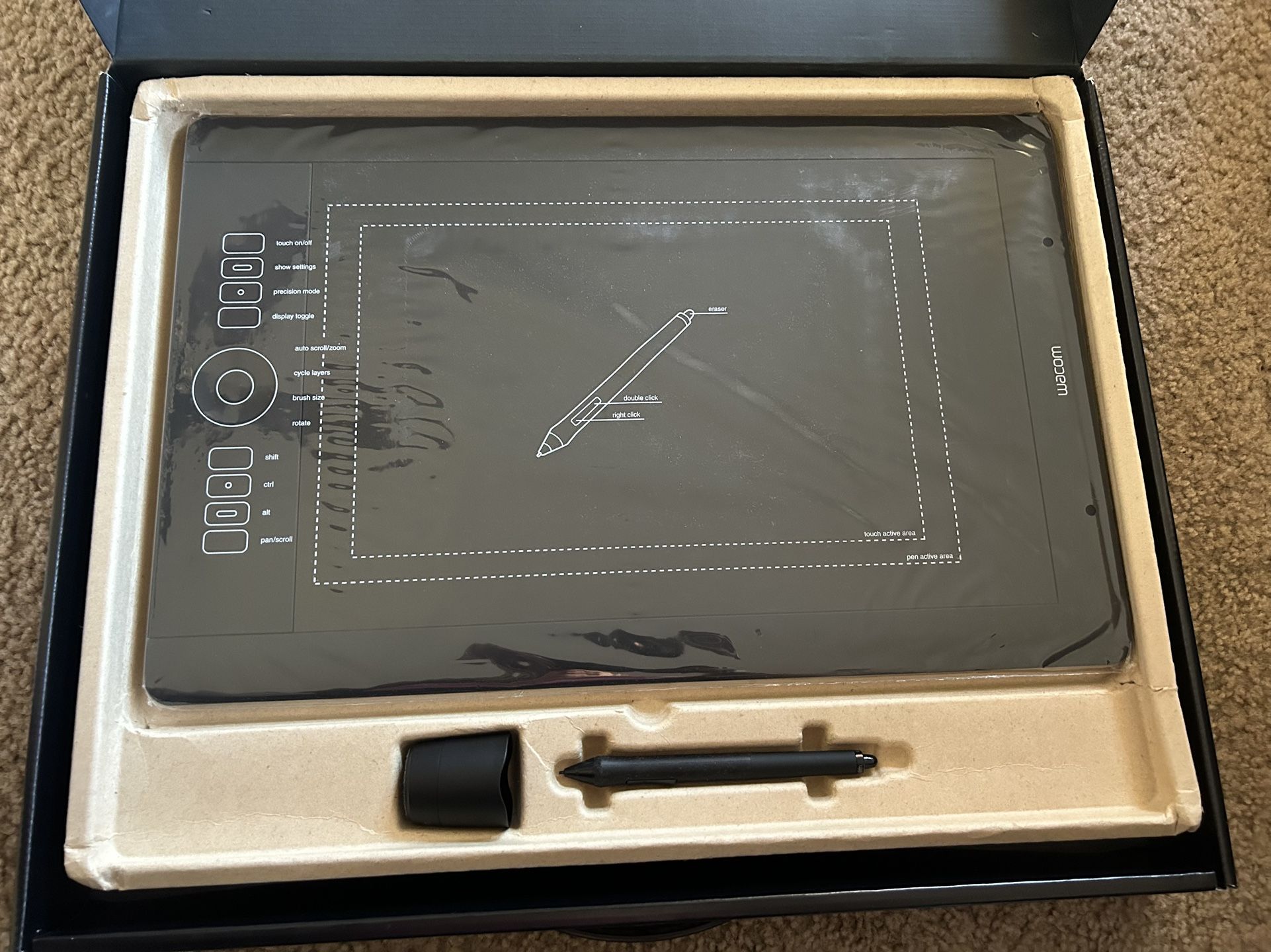 PTH850 Wacom Intuos 5 Touch Large Pen Graphics Tablet for Sale in ...